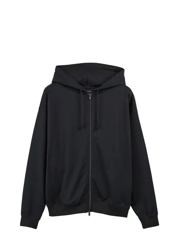 Y3 Zip Hoodie - Black