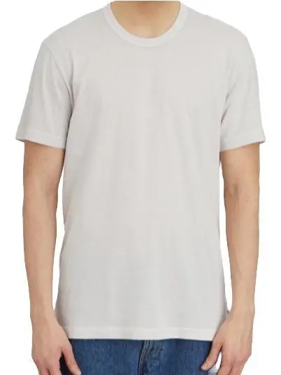 JAMES PERSE Short-sleeved Crewneck T-shirt - White