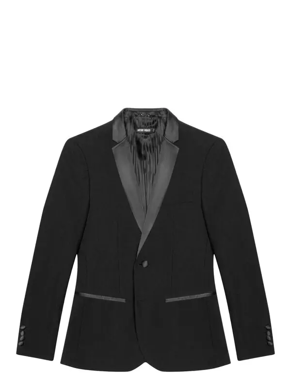 ANTONY MORATO Long-sleeved Tailored Blazer - Black