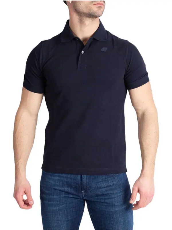 K-WAY Amedee Piqué Polo Shirt - Black