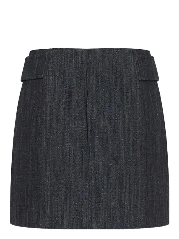Paloma Wool Deuna Ii Zip Mini Skirt - Grey