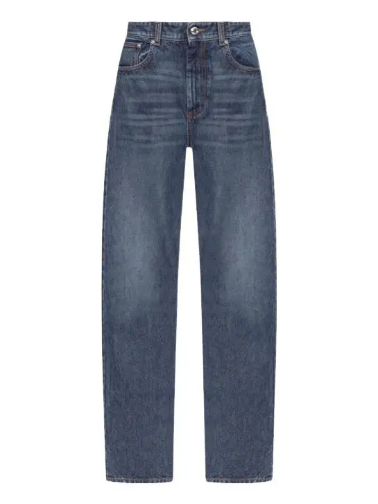 Sportmax Tasso Straight Leg Jeans - Blue