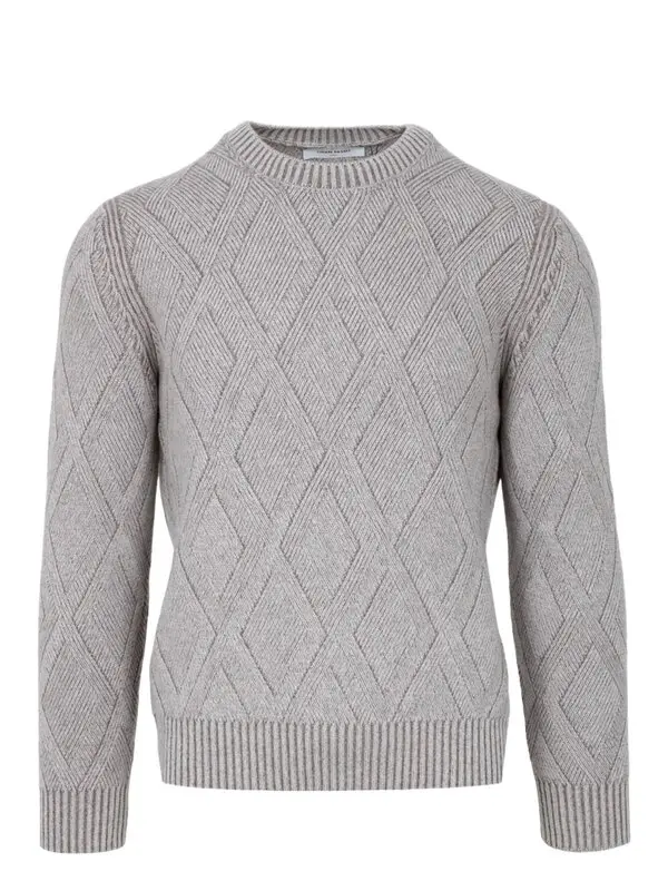 GRAN SASSO Round Neck Sweater - Gray