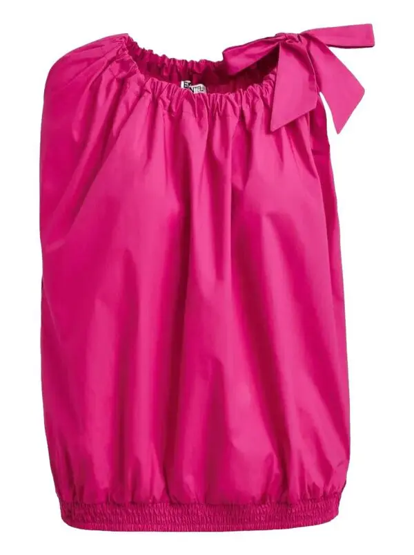 Essentiel Antwerp Sleeveless Tie Detailed Top - Pink