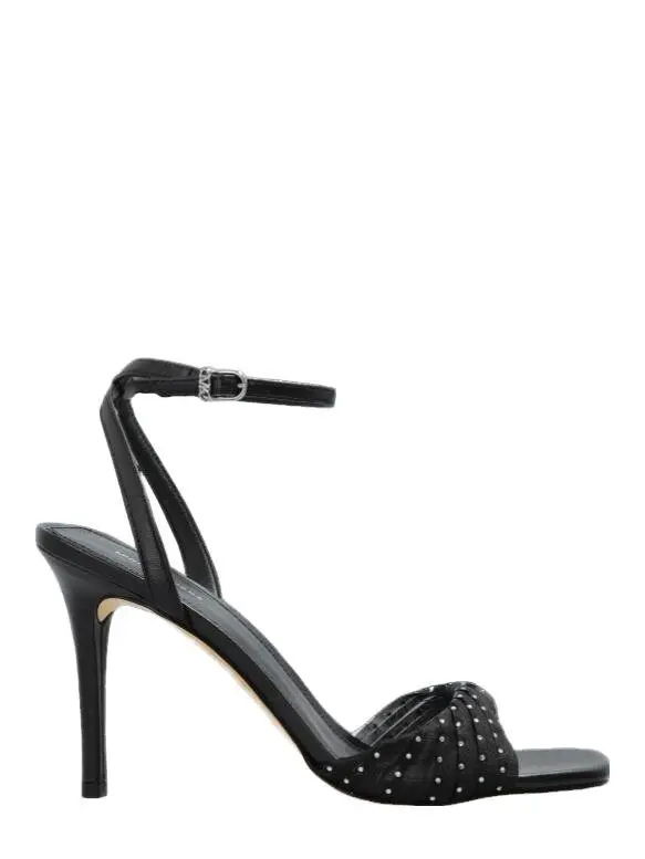 Michael Kors Studded Square-toe High-heeled Sandals - Black