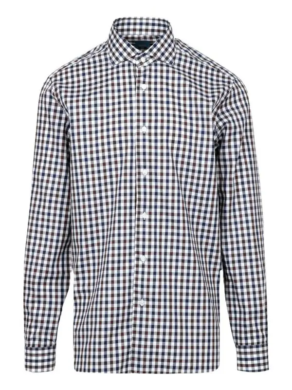 BARBA NAPOLI Long-sleeved Shirt - Gray