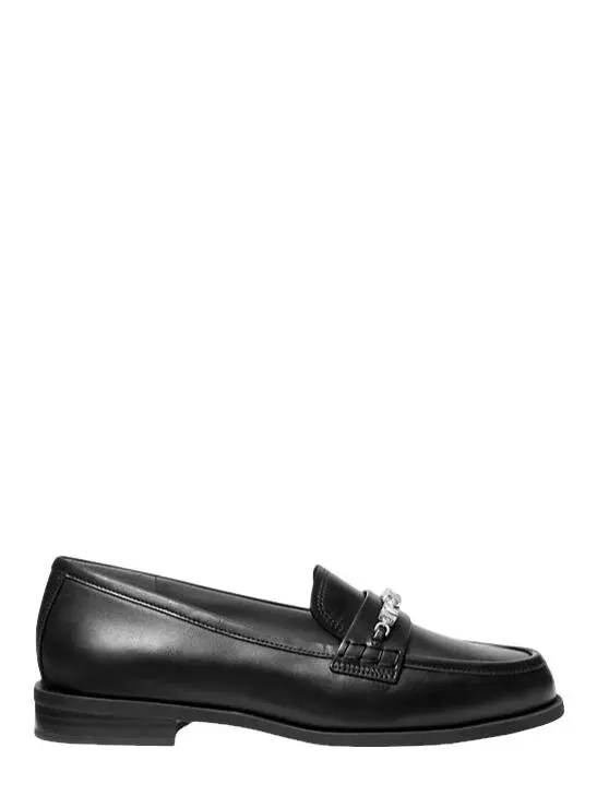 Michael Kors Dina Leather Loafers - Black