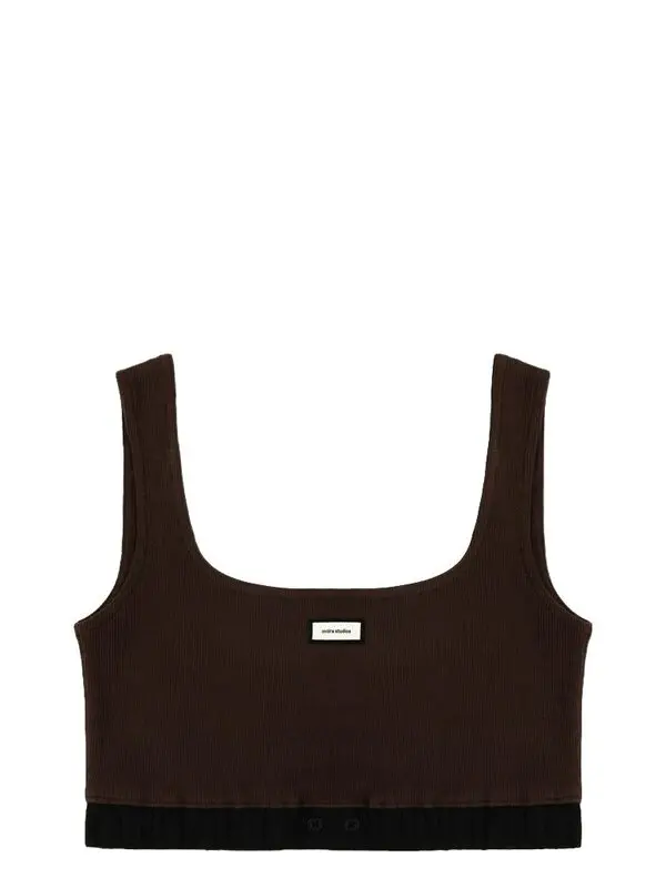 ENTIRE STUDIOS Lounge Top - Black