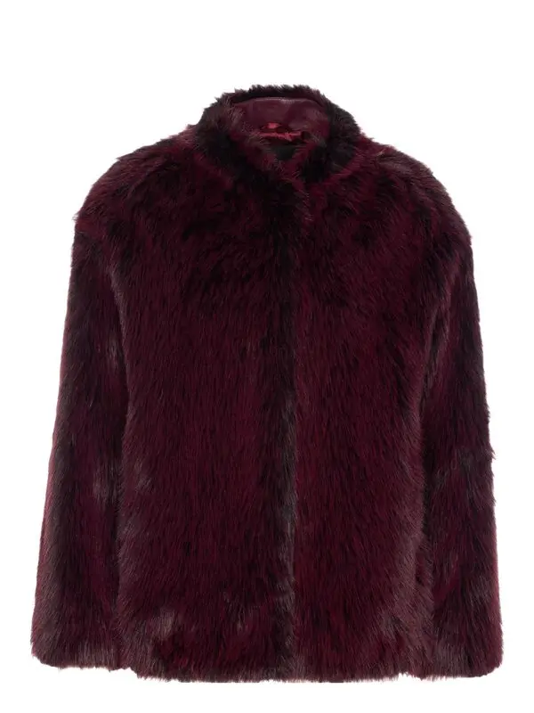 Patrizia Pepe Fur Jacket - Black