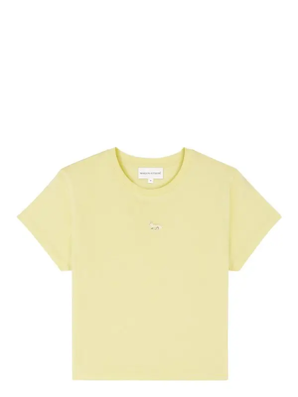 Maison Kitsuné Speedy Fox Patch T-shirt - Yellow