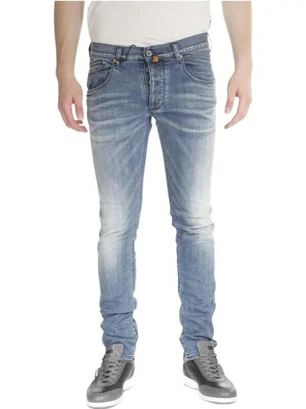 Emporio Armani Slim Fit Denim Pants - Gray