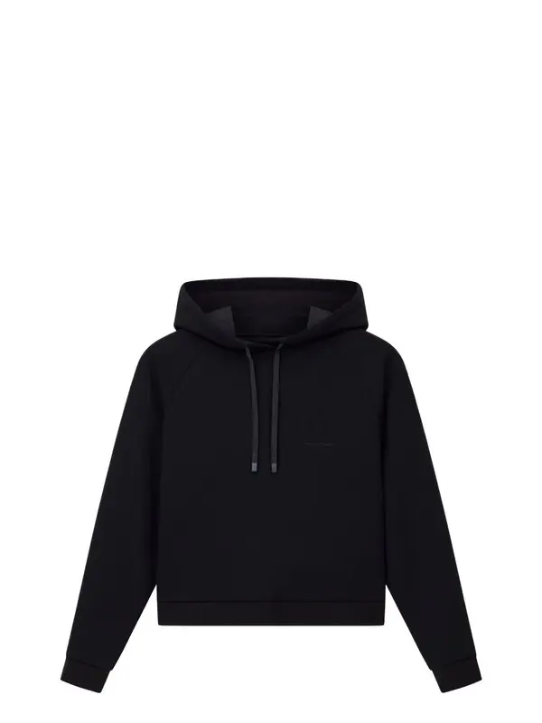 Armani Exchange Logo Hoodie - Black