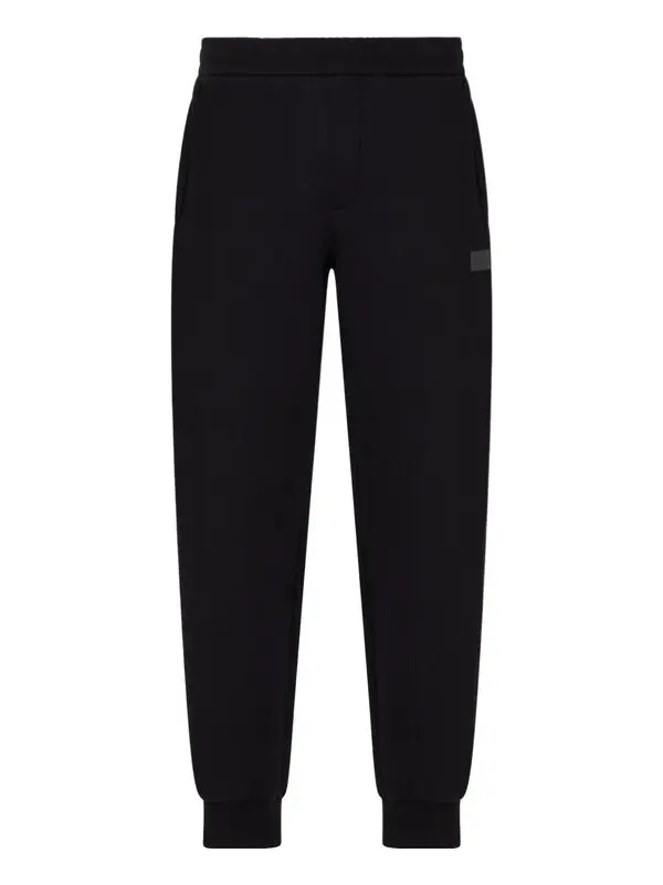 Armani Exchange Logo-detail Track Pants - Black