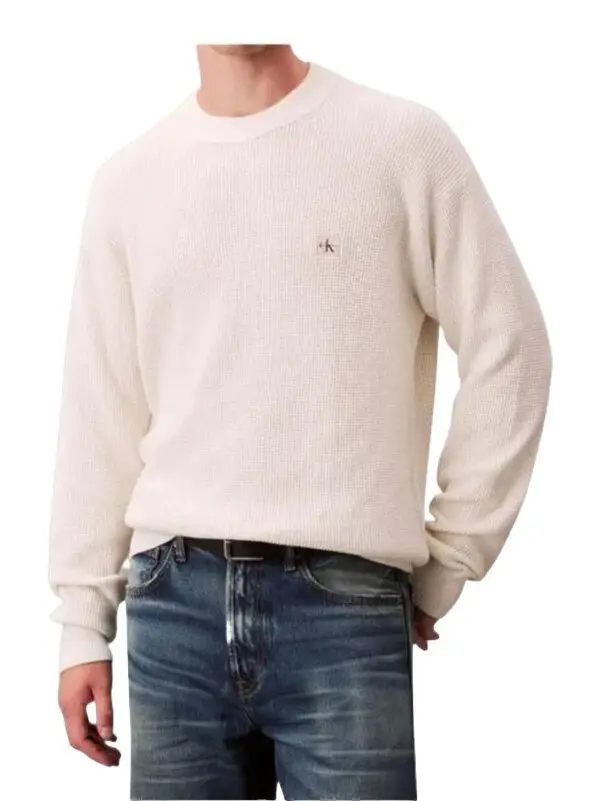 Calvin Klein Waffle Knit Jumper - No