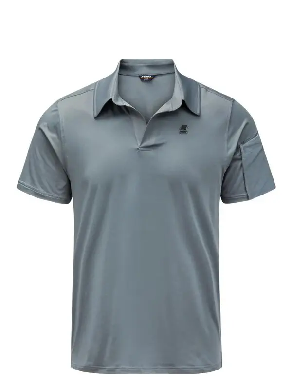 K-WAY Short Sleeve Polo Shirt - Gray