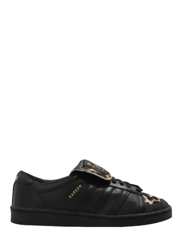 Adidas Jabbar Low Leopard-print Sneakers - Black