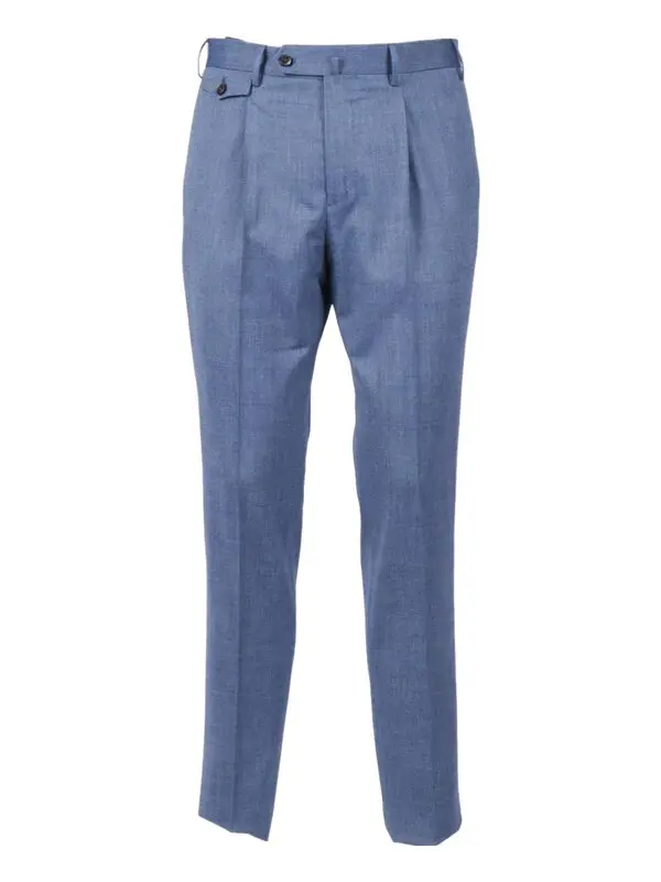 PT TORINO Pleated Trousers - Blue