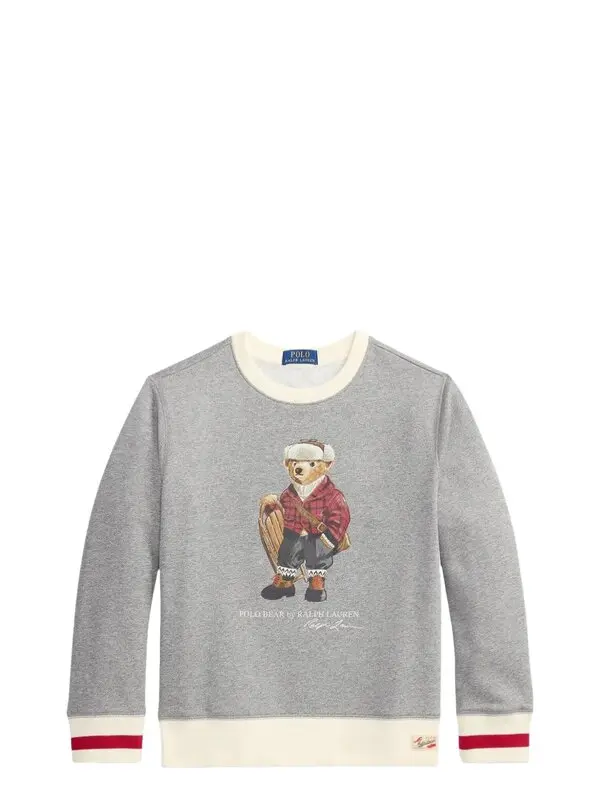 Polo Ralph Lauren Graphic Crewneck Sweatshirt - Gray