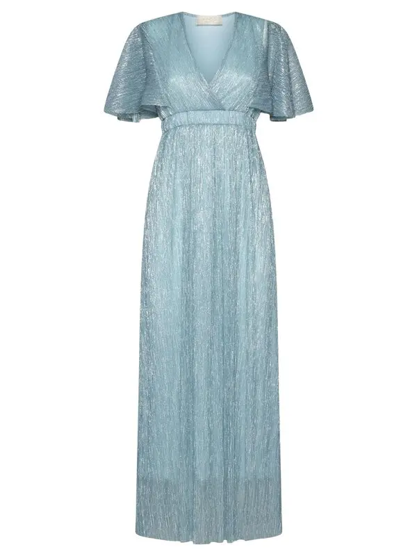 KAOS Shimmer Maxi Dress - Blue