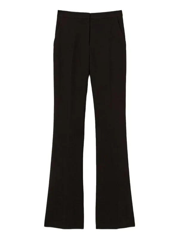 TWINSET Flared Cady Pants - Black