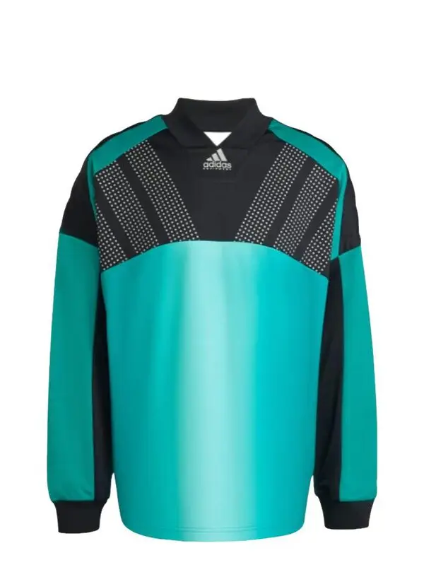 ADIDAS ORIGINALS Long Sleeve V-neck T-shirt - Device Green