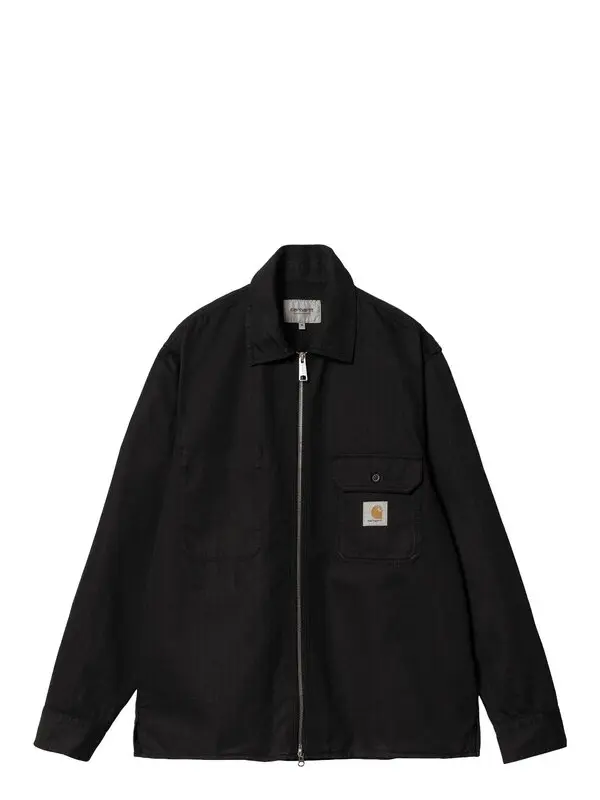 Carhartt Work In Progress Rainer Herringbone Shirt Jacket - Black
