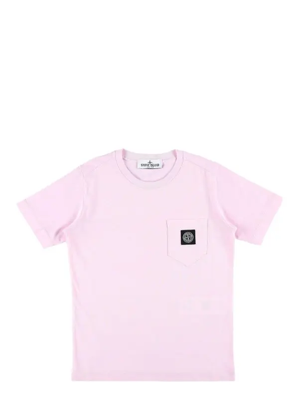 Stone Island Short-sleeved T-shirt With Chest Pocket - Pink