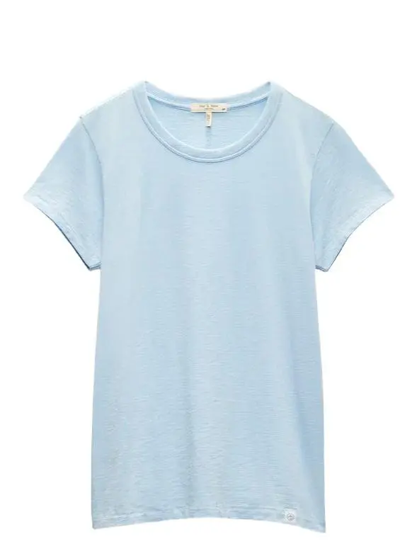 Rag & Bone Slim Crewneck T-shirt - Raindrop