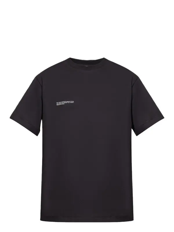 PANGAIA Text Print T-shirt - Black