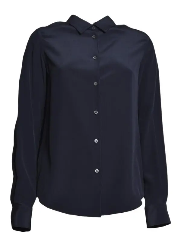 Aspesi Long Sleeve Shirt With Button Closure And Buckle Cuffs - Black