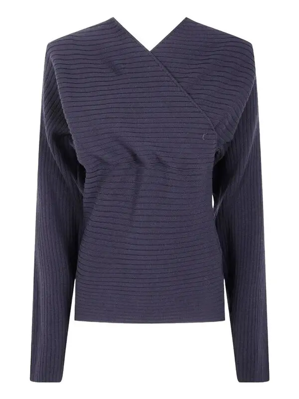 Paloma Wool V-neck Knitted Sweater - Black