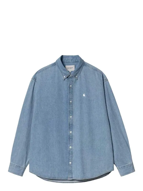 Carhartt Work In Progress L/s Lucas Shirt - Blue