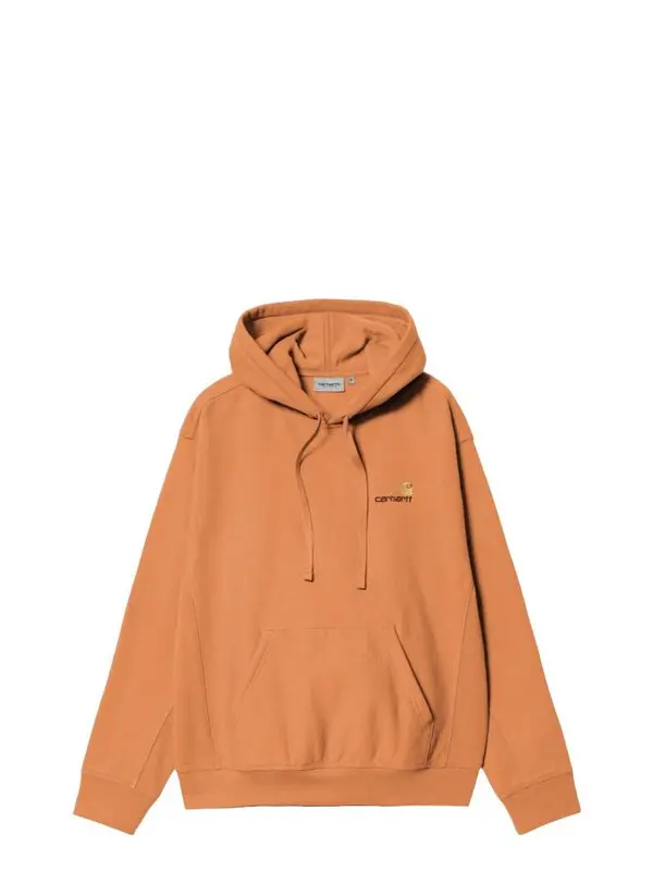 Carhartt Work In Progress Embroidered Logo Hoodie - Brown