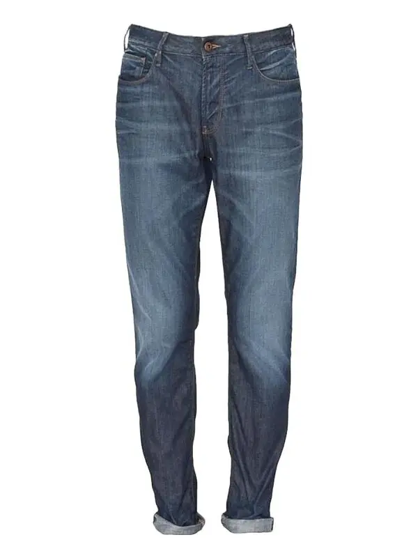 Emporio Armani Straight Leg Jeans - Blue