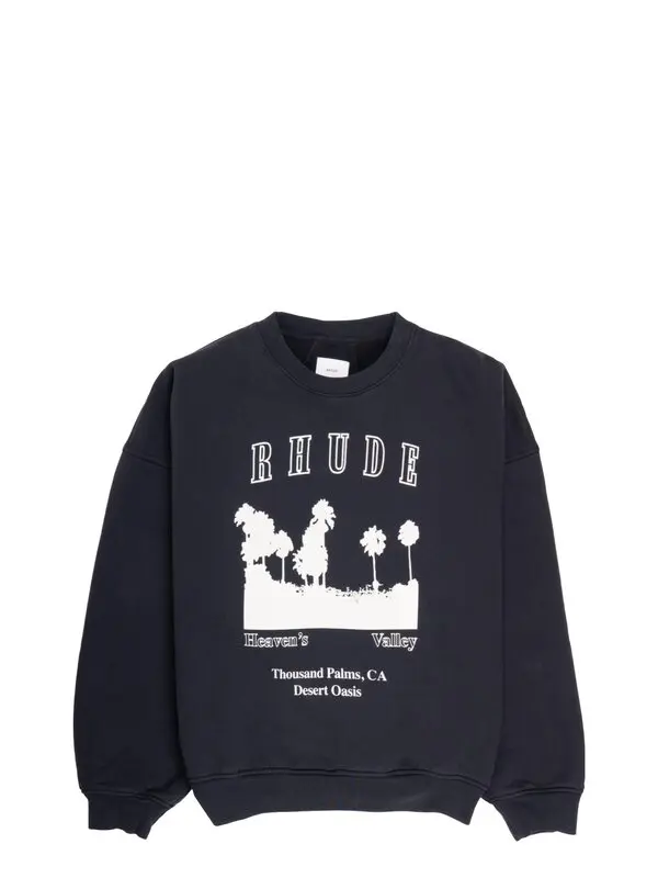 Rhude Long-sleeved Sweatshirt - Black
