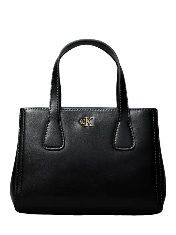 Calvin Klein Monogram Tote Bag - Black