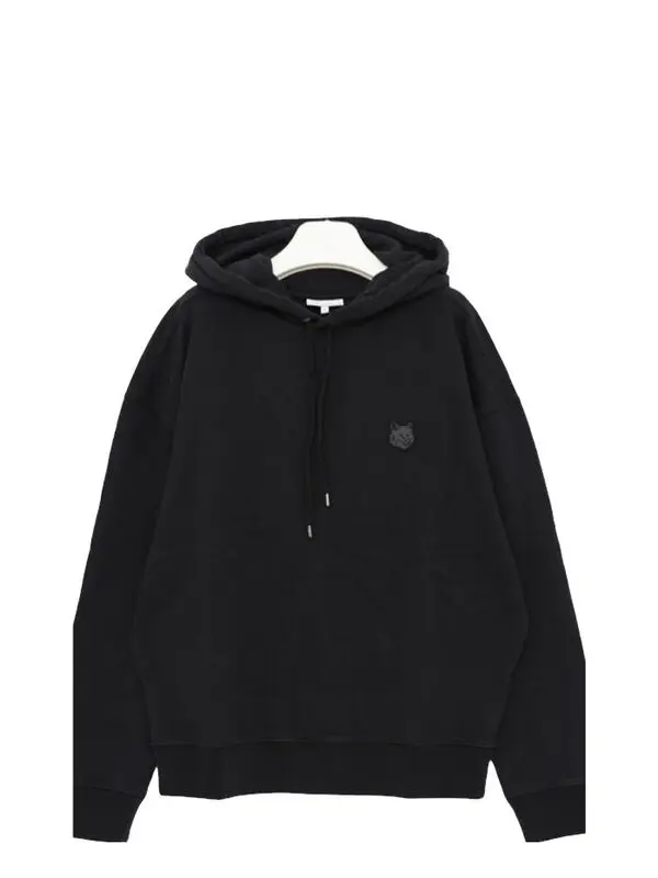 Maison Kitsuné Bold Fox Head Patched Hoodie - Black