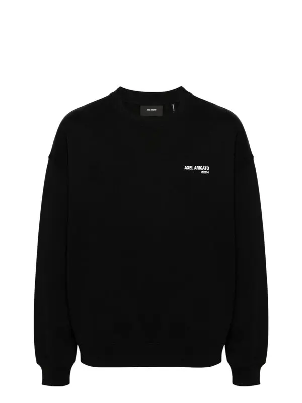 Axel Arigato Logo Crew Neck Sweater - Black