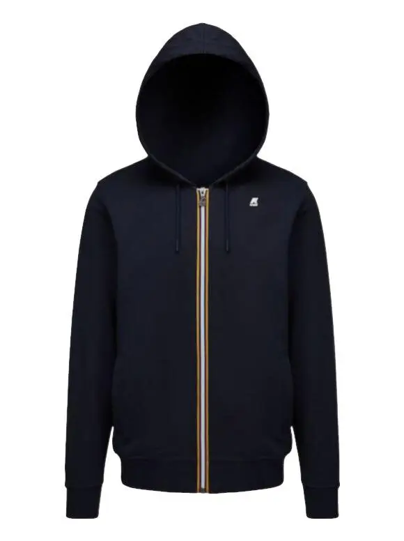 K-WAY Anthony Zip-up Hooded Jacket - Black