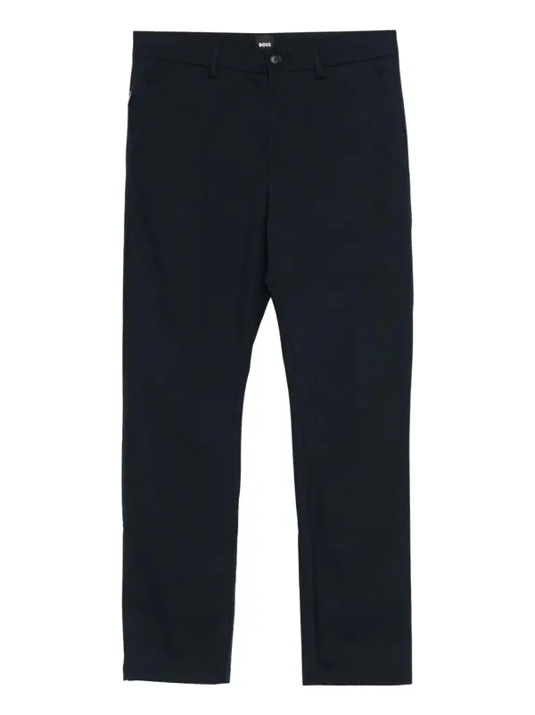 Hugo Boss Stretch Slim-fit Trousers - Black