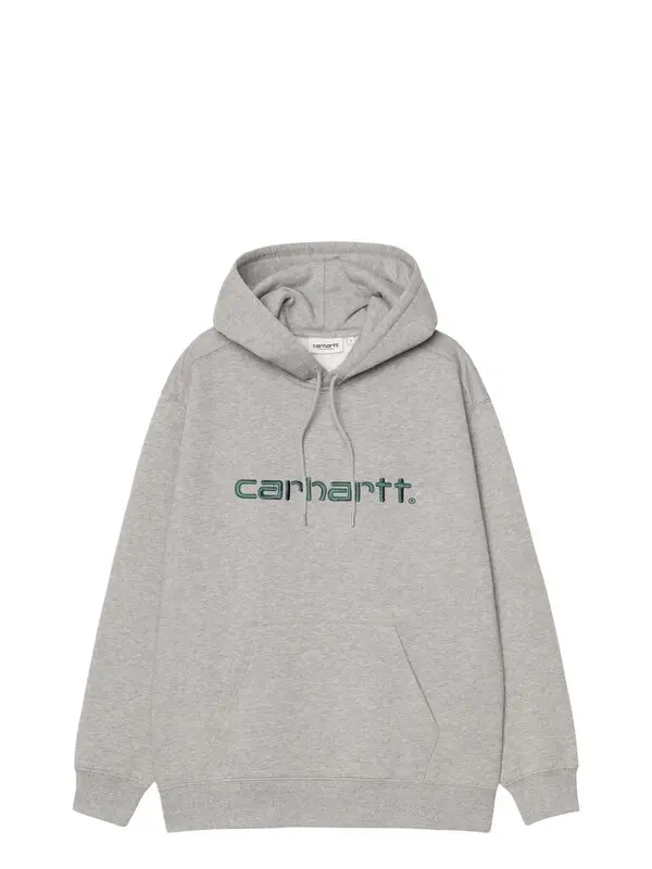 Carhartt Work In Progress Script Logo Hoodie - Gray