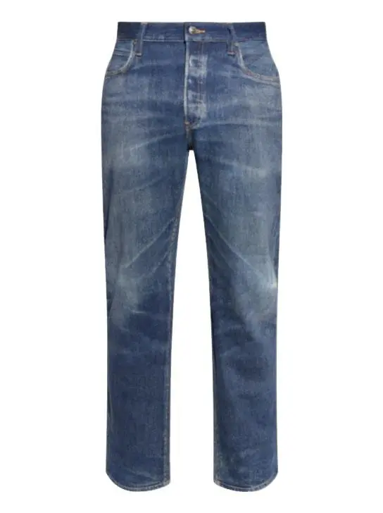 ALLSAINTS Belt Loop Straight Leg Jeans - Indigo