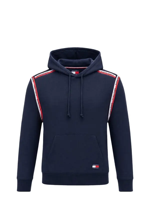 Tommy Hilfiger Long Sleeve Hooded Sweatshirt - Black