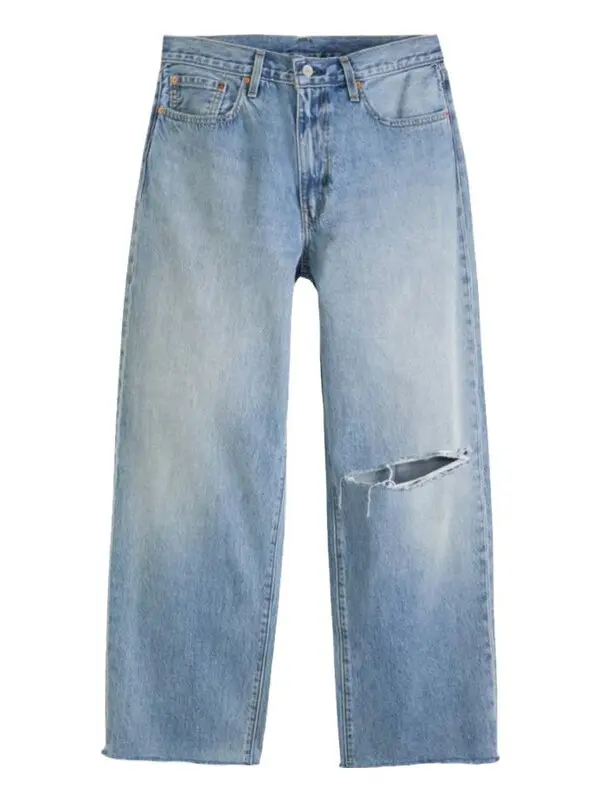 LEVI'S 578 Distressed Relaxed Baggy Jeans - Blue