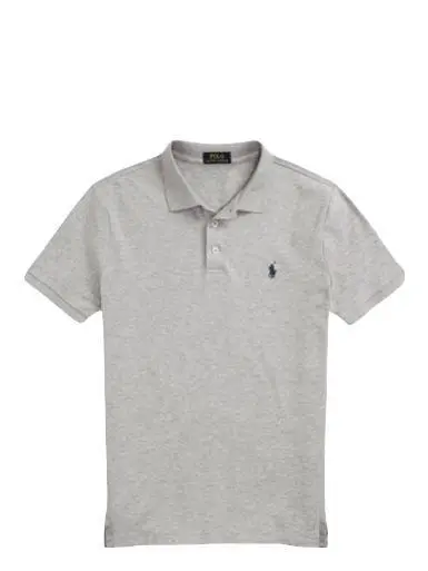 Polo Ralph Lauren Custom Slim Fit Stretched Polo Shirt - Gray