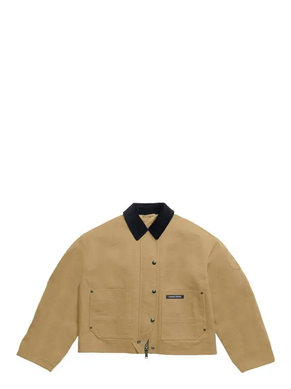 Canada Goose Beaumont Cropped Jacket With Front Pockets - Green