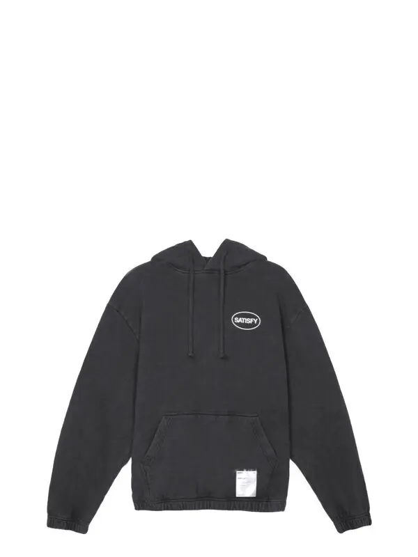 Satisfy Long-sleeved Hooded Sweater - Black