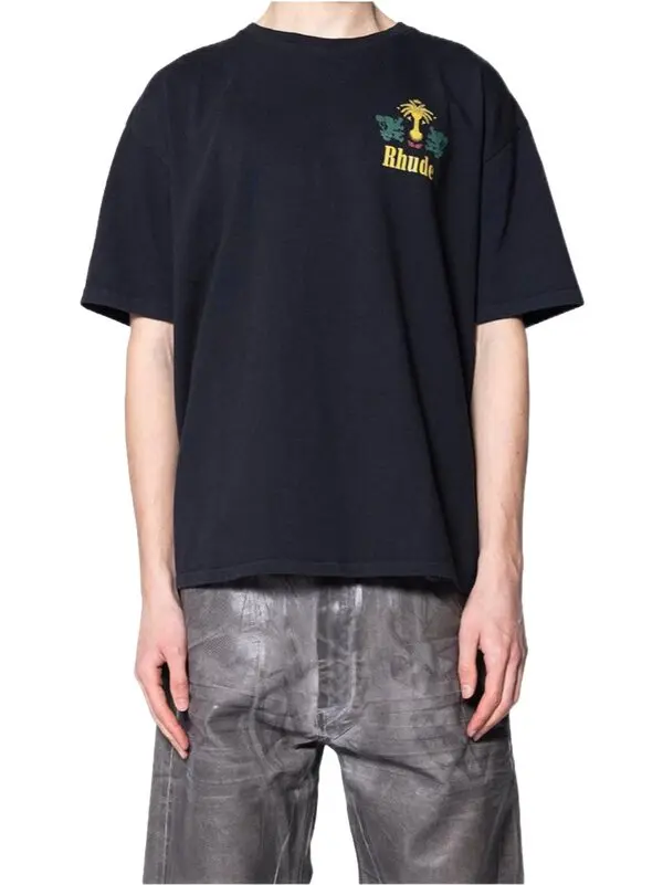 Rhude Tabaco T-shirt - Black