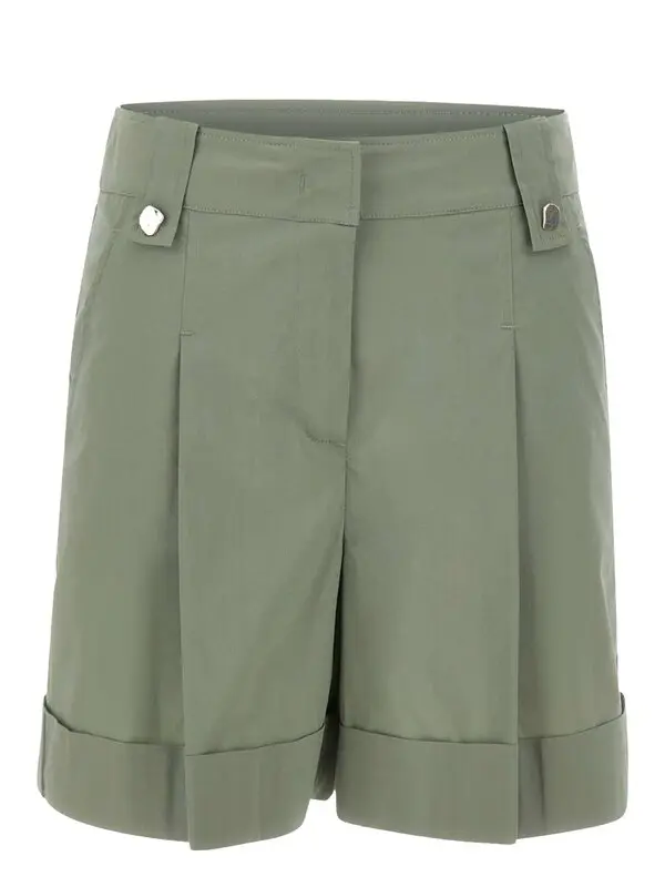 Liu Jo Pleated Turn-up Shorts - No