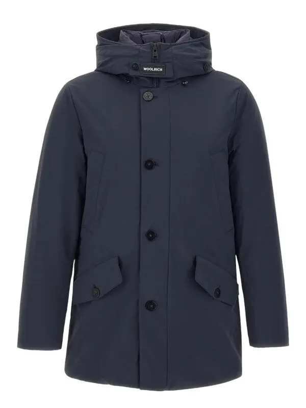Woolrich Hooded Coat - Black